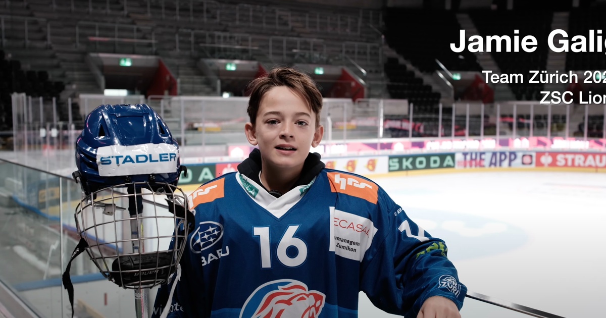 Jamie am Pee-Wee Turnier 2025 mit dem Team Zürich - Lokalhelden.ch ...